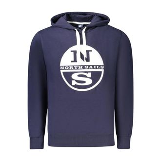 North Sails Blauer Baumwoll-Crewneck-Pullover f&uuml;r M&auml;nner - - Sweatshirts & Hoodies - Herren - Blau - 2XL