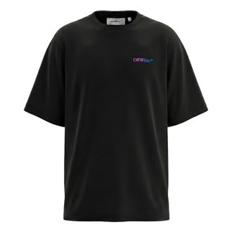 Off-white Minimalistisches Komfort-T-Shirt f&uuml;r l&auml;ssigen Stil - - Tops - Herren - Schwarzk - 2XL