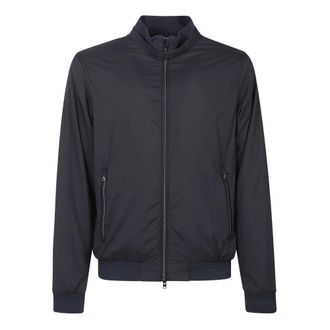 Herno Homme, Vestes, Bleu, Taille: XL High Collar Bomber Jacket