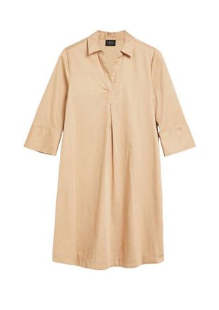 s.Oliver Minikleid Kleid Hemdblusenkleid aus Popeline