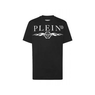 Philipp Plein Rundhals-T-Shirt - - Tops - Herren - Schwarzk - XL