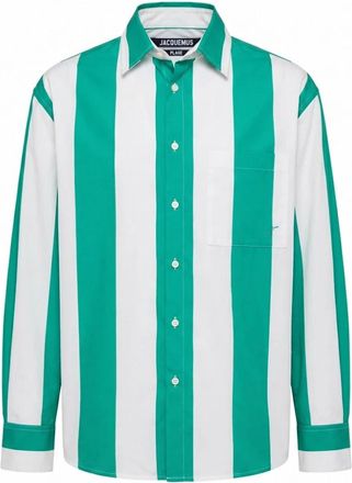 Jacquemus Homme, Chemises, Vert, Taille: S La Chemise Camargue