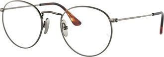 Ray-Ban Round Brillengestell in Ruthenium Farbe - - Accessories - unisex - Grau - 50 MM