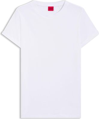 HUGO BOSS HUGO Herren The Plain Tee T_Shirt, White100, XS EU
