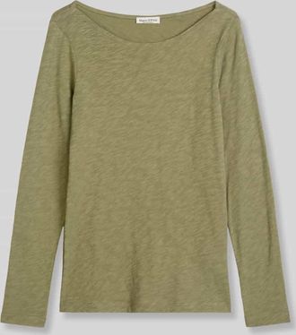 Marc O'Polo Regular Fit Langarmshirt aus reiner Baumwolle