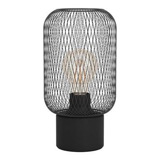 Eglo Lb19 Lampe de Table 1 Ampoule E27 Noir