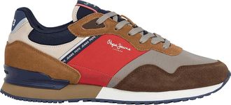Pepe Jeans London Herren London Mood M Sneak, Brown Dark Brown, 39 EU