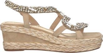 Alma En Pena Alma EN Pena, Femme, Chaussures, Beige, Taille: 38 EU Half Wedge with Snake