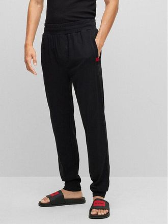 HUGO BOSS Hugo Pyjamahose Labelled 50478929 Schwarz Regular Fit