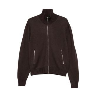 Tom Ford Rei&szlig;verschluss-Strickjacke - - Knitwear - Herren - Braun - XL