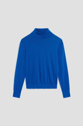 Gerard Darel Pull &agrave; col roul&eacute; en laine m&eacute;rinos - ROSAIRE - Bleu