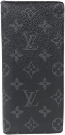 Louis Vuitton Portefeuille Long Pre-owned (bi-pli) - Homme - Pre-owned - Noir - Taille: ONE Size