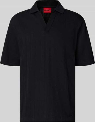 HUGO BOSS Relaxed Fit Poloshirt mit Strukturmuster Modell DALIBO