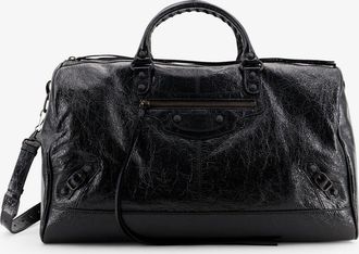 Balenciaga Le City Boston L Leather Handbag - BALENCIAGA - gender_Man