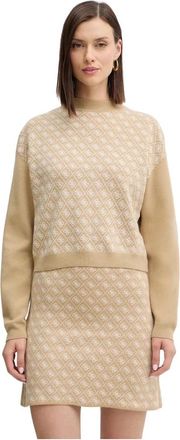 Guess Damen, Strickwaren, Beige, LGr&ouml;&szlig;e