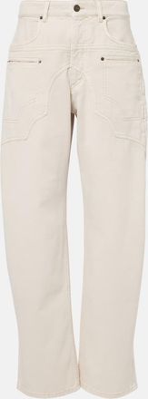 Isabel Marant High-Rise Wide-Leg Jeans Beryl
