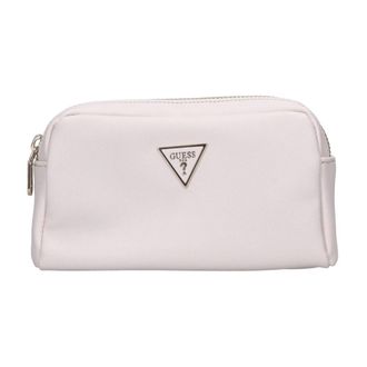 Guess Saffiano Kosmetiktasche - - Bags - Damen - Beige - ONE SIZE