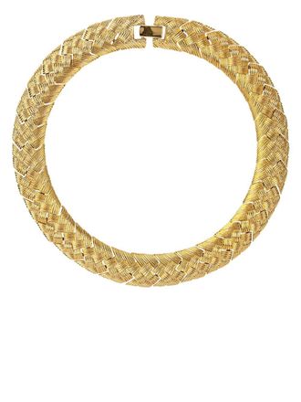 Susan Caplan Vintage collier ras-du-cou Napier (années 1980) - Or