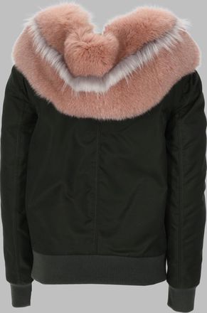Mr & Mrs Italy Hooded Technical Polyamide Bomber Jacket - Multicolor