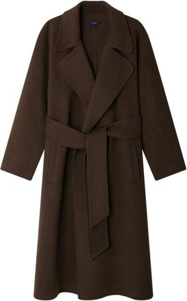 SOEUR Soeur, Femme, Manteaux, Brun, Taille: 42 FR Manteau en Laine M&eacute;lang&eacute;e Harvard Marron