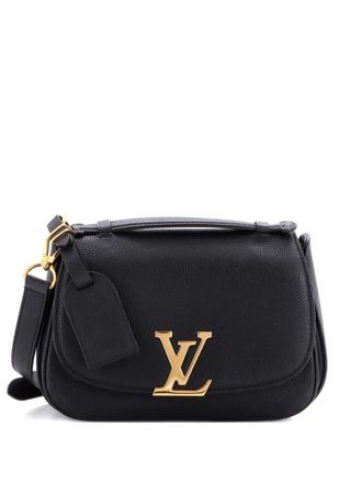 Louis Vuitton sac port&eacute; &eacute;paule Vivienne NM Handbag en cuir - Noir