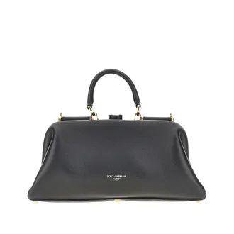 Dolce & Gabbana Plong&eacute; nappa leather Grandma bag Woman One Size
