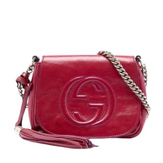 Gucci Sac bandouli&egrave;re Pre-owned - Femme - Pre-owned - Rouge - Taille: ONE Size
