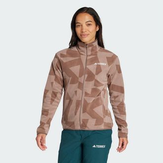 ADIDAS TERREX Fleecejacke TERREX MULTI PRINTED FLEECEJACKE (1-St)