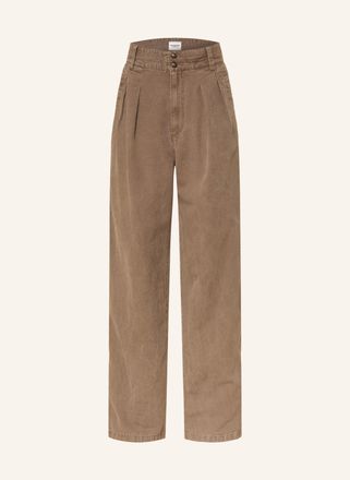 Isabel Marant Marant &Eacute;toile Wide Leg Jeans Nadine beige