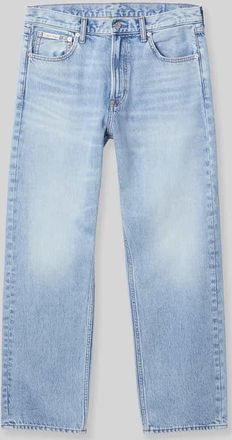 Calvin Klein Jeans Straight Fit Jeans aus reiner Baumwolle