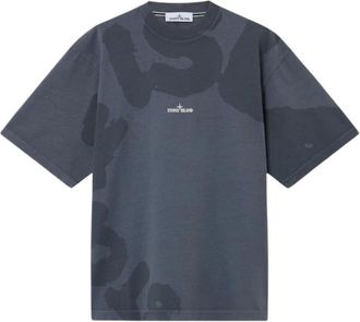 Stone Island Homme, Tops, Bleu, Taille: M Ss T-Shirt