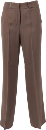 PESERICO Femme, Pantalons, Brun, Taille: 38 FR Straight Pantalons