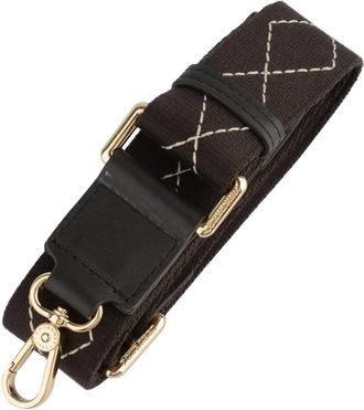 Pourchet Femme, Sacs, Brun, Taille: ONE Size Bandouli&egrave;re Tiss&eacute;e