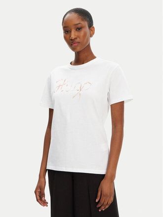 HUGO BOSS T-Shirt Damacia_5 50544868 Weiß Regular Fit