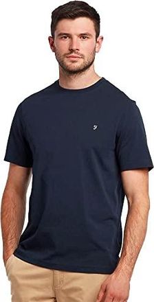 Farah Tee T-Shirt Eddie, True Navy, Medium Homme
