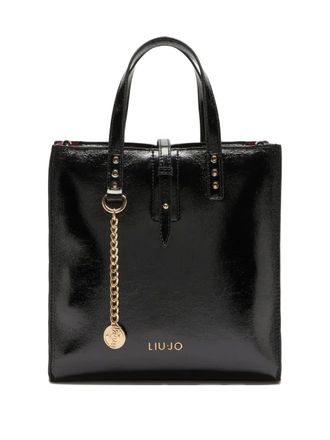 Liu Jo sac à bandoulière en cuir verni - Noir