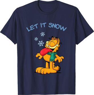 Garfield Let It Snow Weihnachten T-Shirt