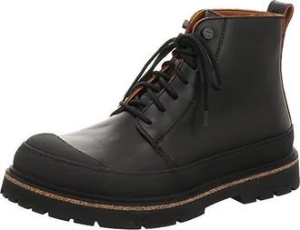 Birkenstock Adult Prescott Lace M LEOI Black Black, Noir, 44 EU