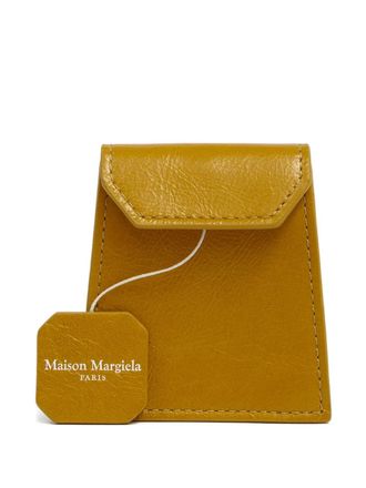 Maison Margiela portefeuille &agrave; rabat - Jaune