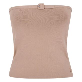 Courr&egrave;ges Hauts sans manches - Femme - Tops - Brun - Taille: 40 FR