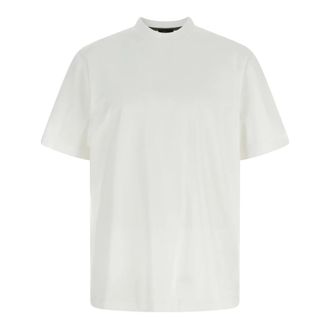 Brioni Homme, Tops, Blanc, Taille: 2XL Crewneck T-Shirt