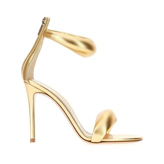 Gianvito Rossi Bijoux Nappa-Leder-Sandalen - - Shoes - Damen - Gelb - 37 1/2 EU
