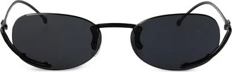 Diesel lunettes de soleil &agrave; monture ovale - 109/87