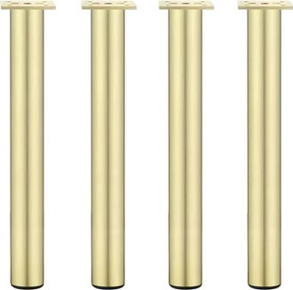 Generic 5-40CM Lange M&ouml;belf&uuml;&szlig;e Aus Aluminiumlegierung/Verstellbare Schrankf&uuml;&szlig;e Aus Metall, Inklusive Schrauben, F&uuml;r Sofas, Betten, K&uuml;che, Tische Und St&uuml;hle(Go