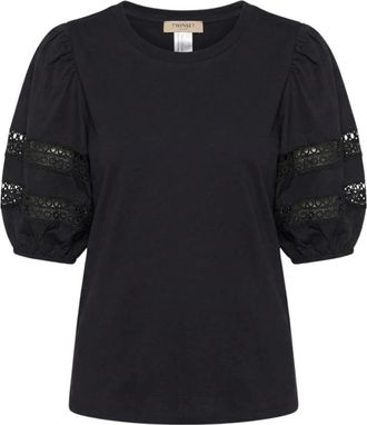 Twinset Femme, Blouses et Chemises, Noir, Taille: 38 FR Blouse