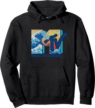 Giesswein Great Wave Japanese Art Vintage Pullover Hoodie