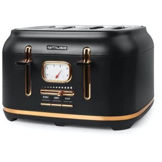 Muse MS-131 BC Toaster schwarz Retro-Design elegant