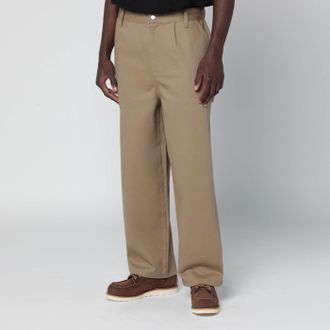 Carhartt Work in Progress Holden Hose in Beige Leather