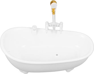 Soimiss Kreatives Badewannen cocktailglas Weißer Kunststoff Getränkebecher mit Sprühfunktion Vielseitiger Kaltgetränke behälter für Party Bar Hochzeit und Nac