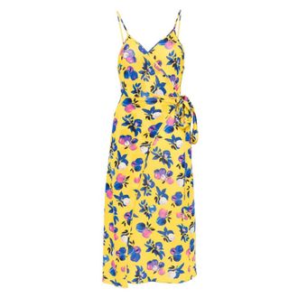 Coperni C-Logo Print Wrap Slip Dress - - Dresses - Damen - Mehrfarbig - XS